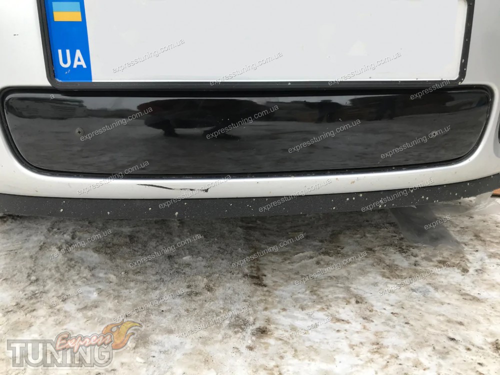 Накладка на решетку бампера Шкода Фабия 2 дорестайл Aom Tuning ...