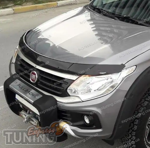 Дефлектор капота Fiat Fullback EUROCAP | Интернет магазин Экcпресс-тюнинг