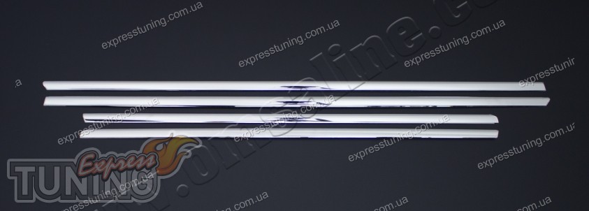 Хромированные молдинги стекол БМВ 1 Ф20 (хром нижние молдинги стекол ...