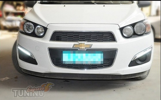Дневные ходовые огни Шевроле Авео Т300 (ДХО для Chevrolet Aveo T300 DRL ...