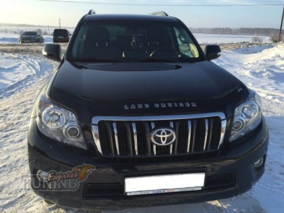 Мухобойка на капот Тойота Прадо 150 (дорестайлинг) VIP Tuning ...